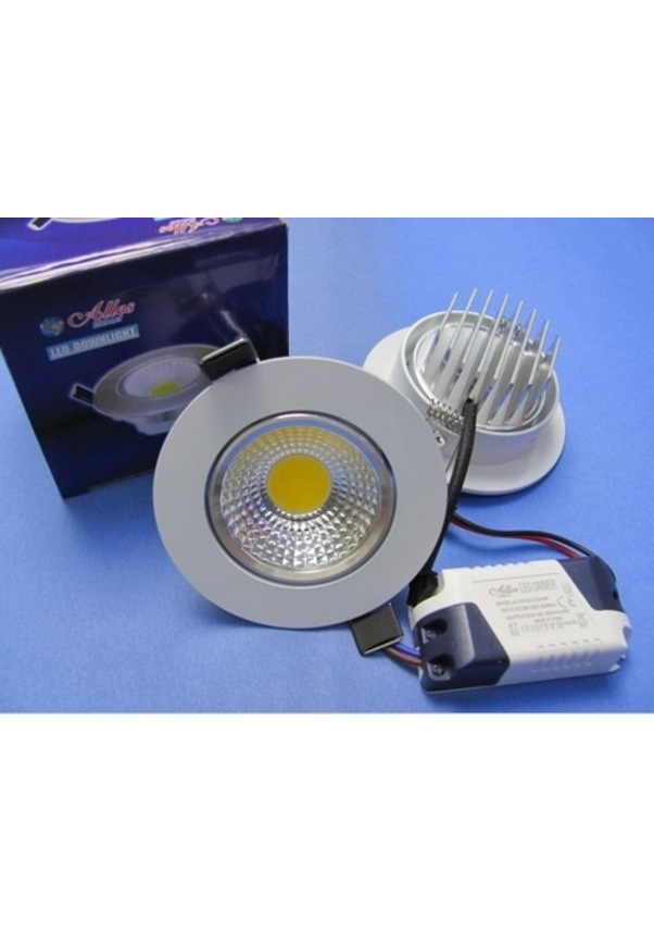 12/24 VOLT 5W COB LED SPOT BEYAZ KASA - BEYAZ IŞIK Fiyatları ve Özellikleri