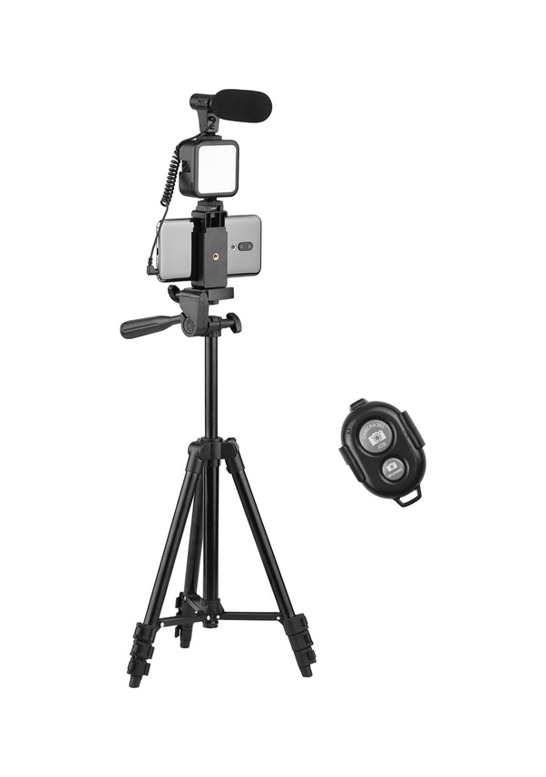 Singree Profesyonel Vlog Çekim Seti - Ayarlanabilir Tripod, Mikrofon ...