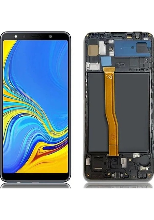Samsung Galaxy A7 2018 A750f Uyumlu Lcd Ekran Dokunmatik Çıtalı Tft Cop ...