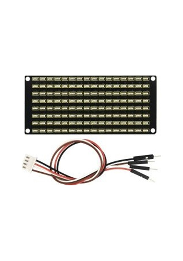 Robodünya-8X16 Led Nokta Matrix Modülü + Ph 2.54 Konnektör + 4 Pin ...