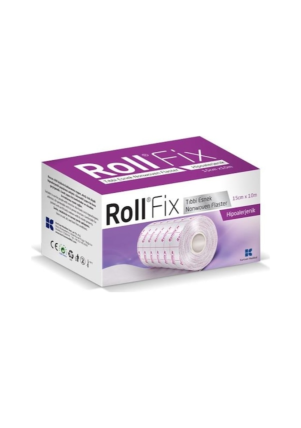 Roll Fix Tıbbi Esnek Flaster 15 CM x 10 M Fiyatları ve Özellikleri