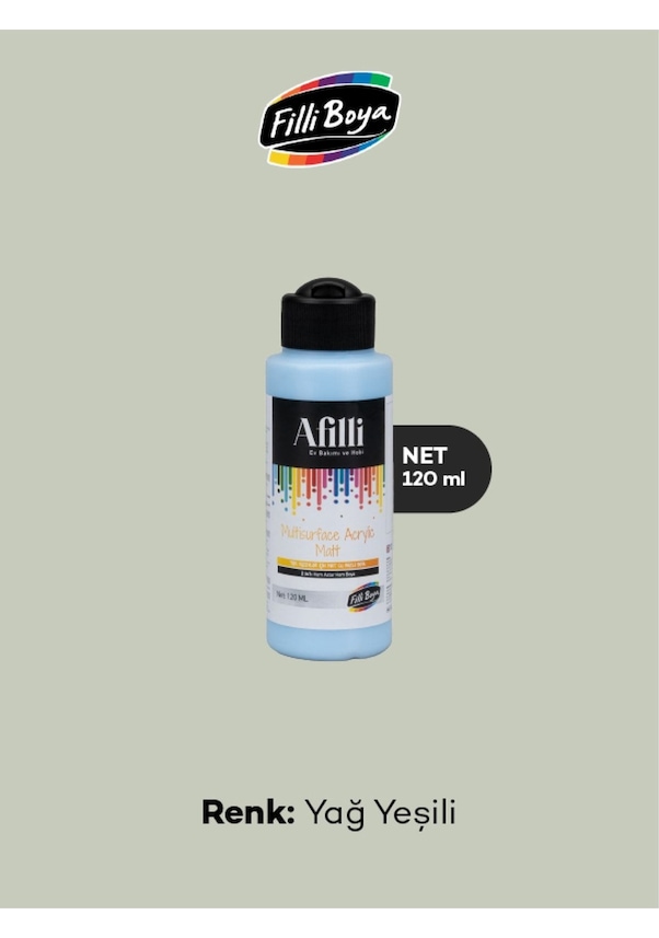Filli Boya Afilli Multisurface Akrilik Mat 120 ML Yağ Yeşili Fiyatları ...