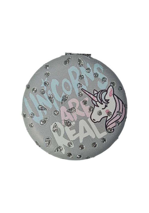 Gigi Panda Unicorns Are Real Yazılı Tekboynuz Desenli Katlanır Yuvarlak ...