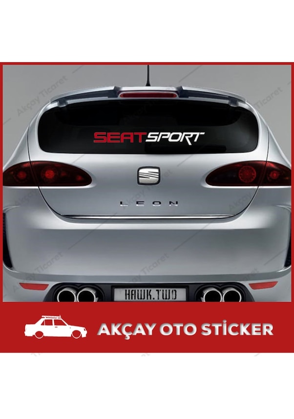 Seat Sport Sticker Seat Oto Sticker Seat Stciker Araba Sticker Siyah ...