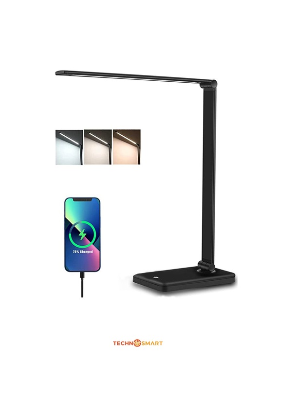 Technosmart Dokunmatik Seviye Ayarlı Şık Masa Lambası Ofis Dekorasyon Aydınlatma Makam Hediye ...