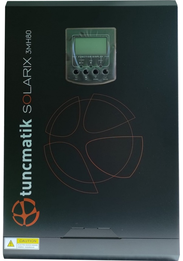 Tunçmatik Solarix 3Mh80 3Kw Hmppt 80A Şarj Offgrid Solar İnvertör ...