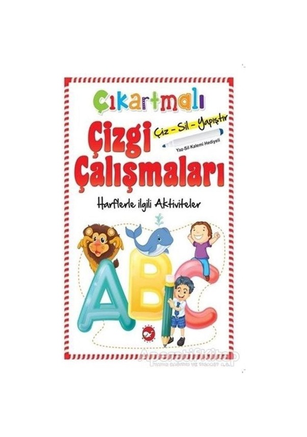 Çıkartmalı Çizgi Çalışmaları - Harflerle İlgili Aktiviteler - Kol ...