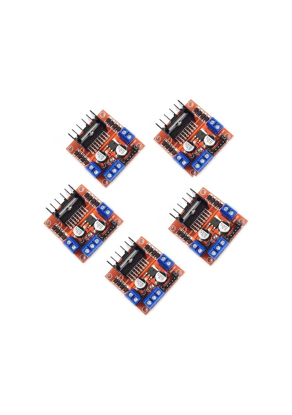 5pcs L298n Motor Tahrik Kontrolör Modülü Çift H Köprü Dc Step Motor ...