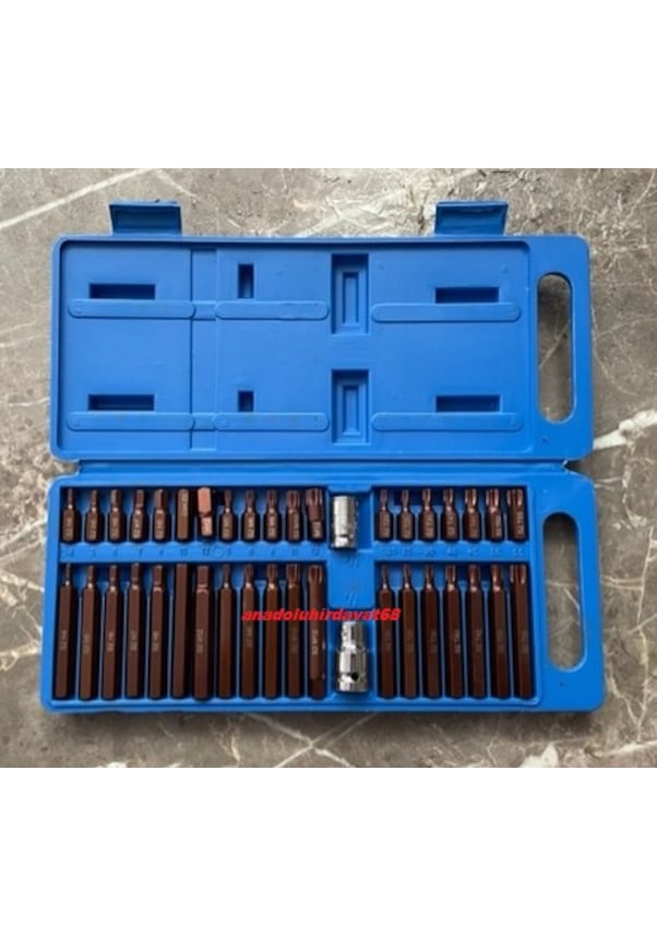 Dmr S2çelik 40parça Otomotiv Seti Bits Uç Seti Kalın Alyan Tork Seti ...