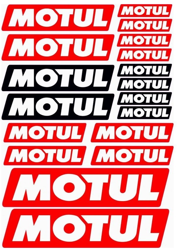 Motul 18 Parça Sticker Seti A4 Çift Renk- Universal Fiyatları ve ...