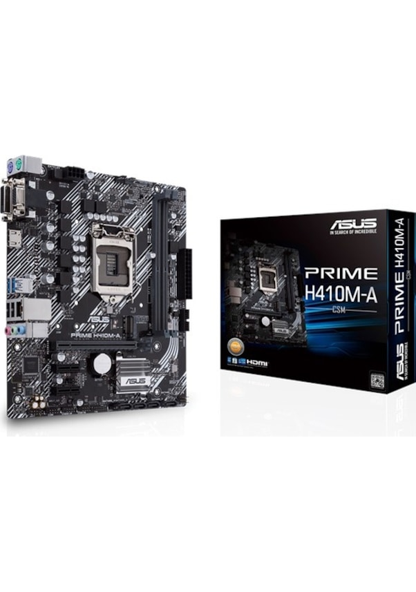 Asus Prime H410M-A/CSM Intel H410 2933 MHz DDR4 Soket 1200 mATX Anakart ...