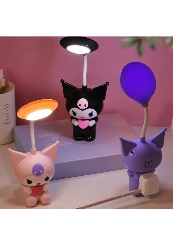Sanrio Kawai Kuromi Led Şarzlı Çocuk Odası Masa Lambası Mor Fiyatları ...