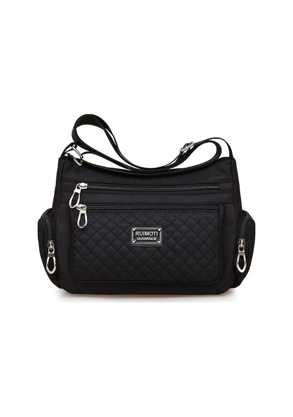 Ruimoti Rm6559 Kadın Omuz Çantası - Siyah Çok Renkli Fiyatları ve ...