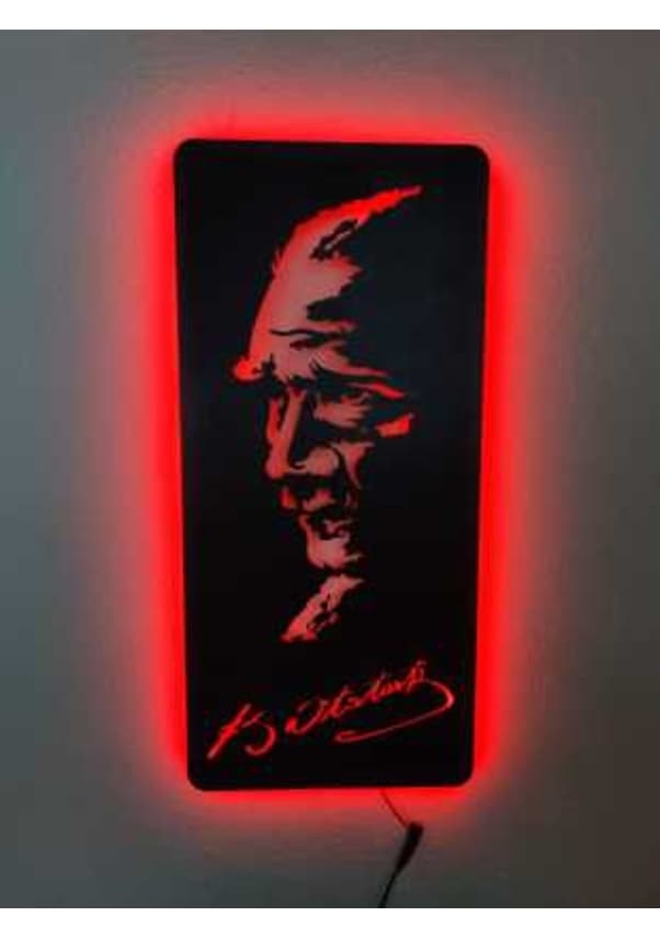 Atatürk Led Işıklı Ahşap Tablo Fiyatları ve Özellikleri
