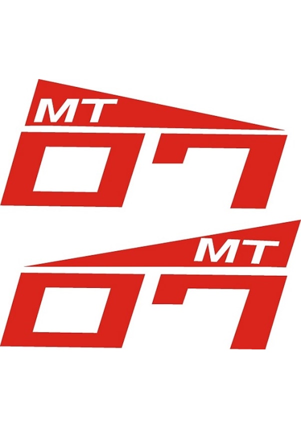 Yamaha Mt07 Sticker Set-554.Mt Sticker.07 Sticker.Motosiklet Stic ...