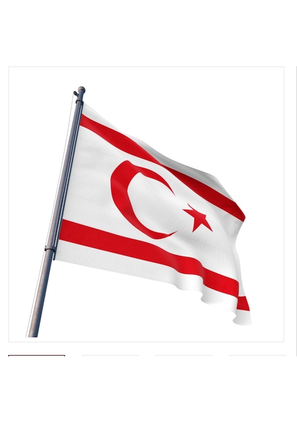K.K.T.C Bayrağı (30x45 cm) Fiyatları ve Özellikleri
