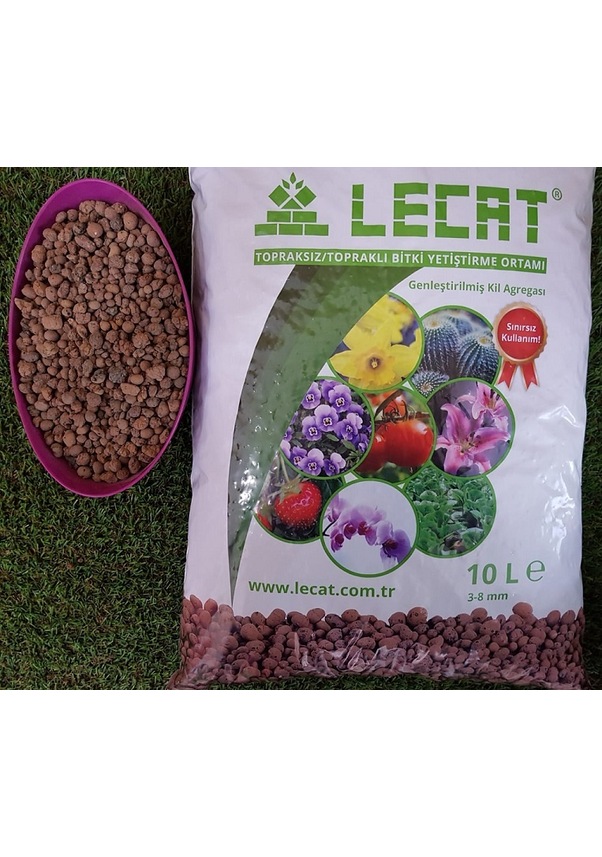 Kil Bilyesi 10 L 3-8 Mm Hidroponik Toprak Lecat Kil Bilyesi N11.573 ...