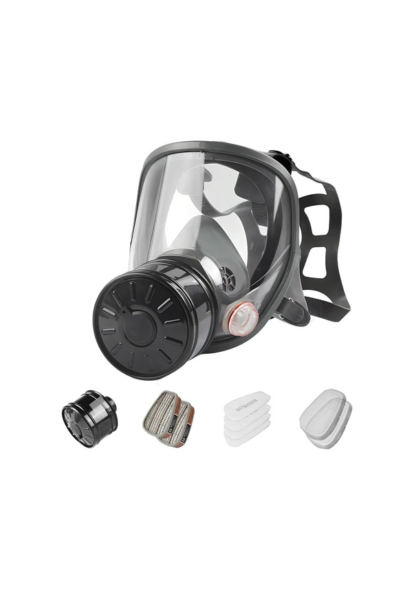 Ccgloball Tam Yüz Gaz Maskesi, Gaz Maskesi Hayatta Kalma Nükleer Ve ...