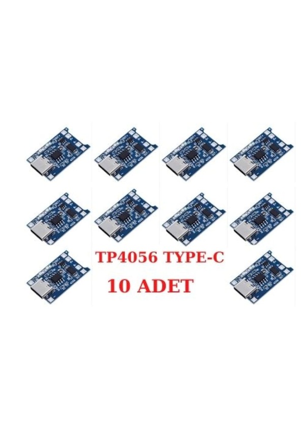 Tp4056 Type-C Usb 1S 3.7V Li-İon Pil Şarj Devresi (10 Adet) Fiyatları ...