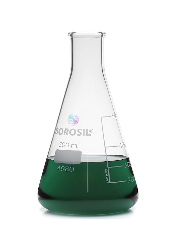 Cam Erlen Dereceli 500 Ml Erlenmeyer Borosil Yüksek Kaliteli Fiyatları ...