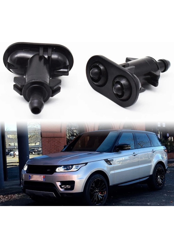 2 Adet Far Yıkama Memesi Spor L320 2010-2013 Abs Plastik Siyah Lr015359 ...