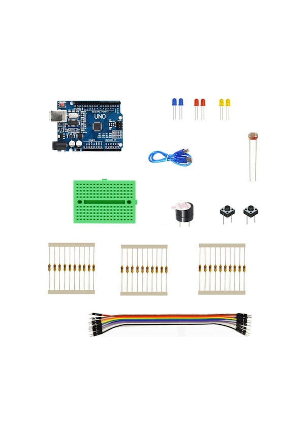 Emes Robotik Arduino Uno R3 63 Parça Robotik Ekonomik Set M6 Fiyatları ...