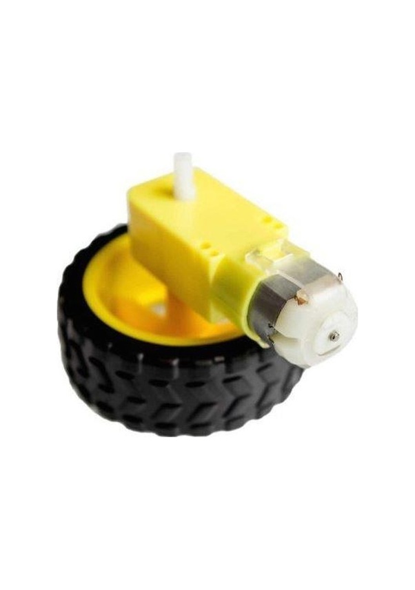 ARDUİNO ROBOT SMART CAR 3-6V DC MOTOR+TEKERLEK SETİ (AU231) Fiyatları ...