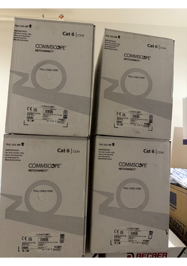 Commscope-amp Cat 6 Halogen Free Utp 23awg Lszh 305 Metre Beyaz ...