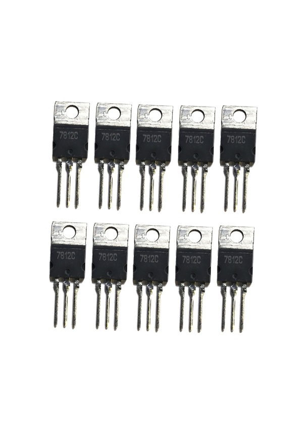 7812c 12v 1.5a Lineer Voltaj Regülatör- To220 Kılıf - 10 Adet Fiyatları ...