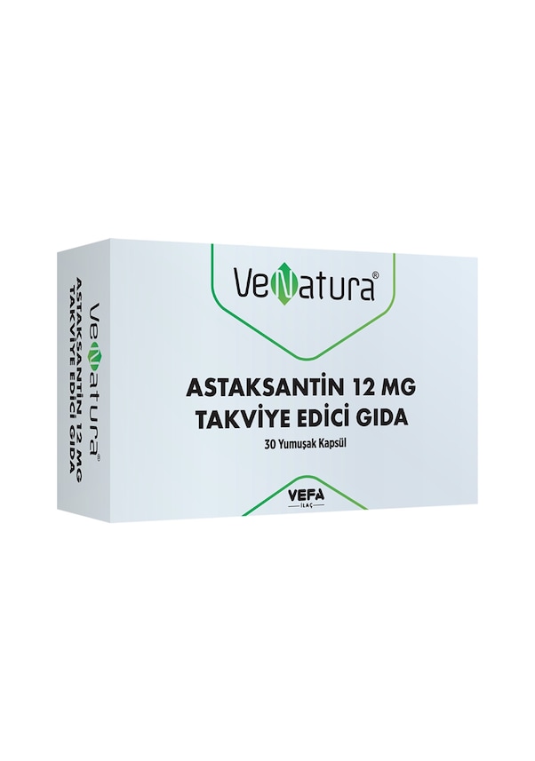 Venatura Astaksantin 12mg 30 Kapsül Fiyatları ve Özellikleri