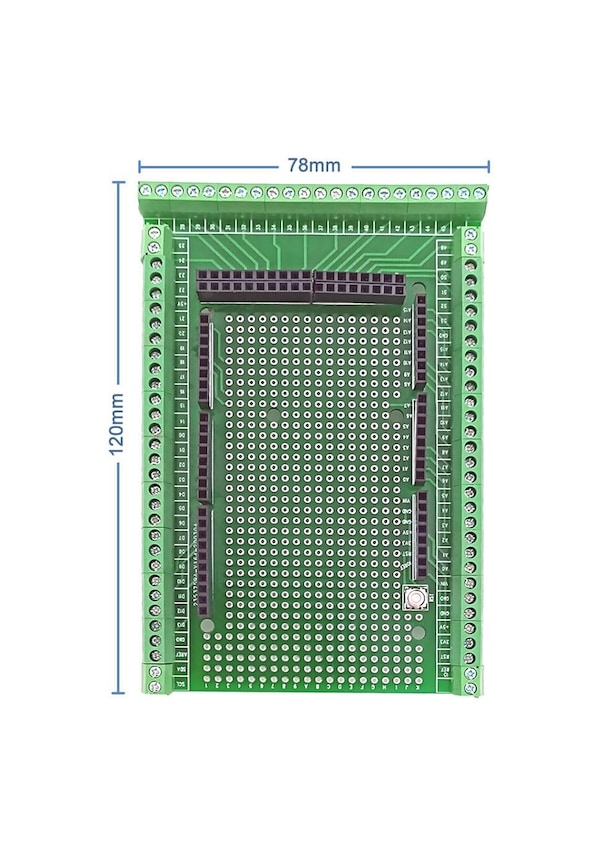 Robizstore Arduino Mega 2560 Terminal Adapter Shield 3.5Mm Klemens ...