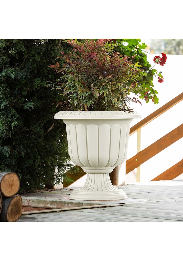 Serinova N001 Ayaklı Nergis Saksı 9,8 Litre Kirli Beyaz Fiyatları ve ...