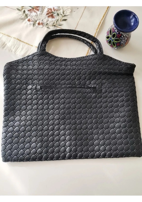 Papuç Sepeti 4378 Kadın İki Gözlü Anne El İşi Çantası Siyah Fiyatları ...