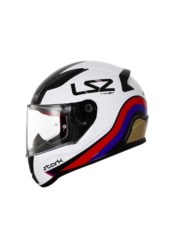 Ls2 Rapıd Stark Kask Beyaz-Kırmızı-Mavi L Fiyatları ve Özellikleri