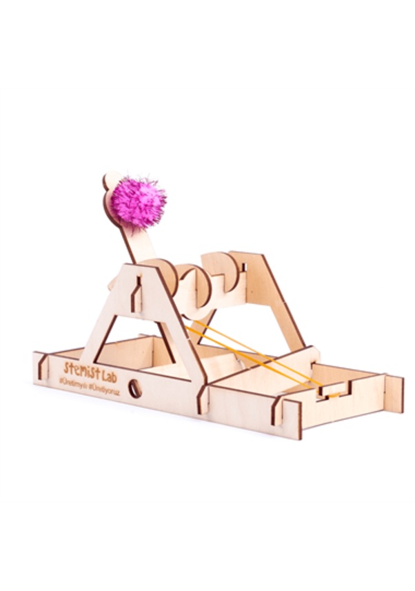 Ahşap Mancınık (Katapult) Yapımı Stem Eğitim Seti Fiyatları ve Özellikleri