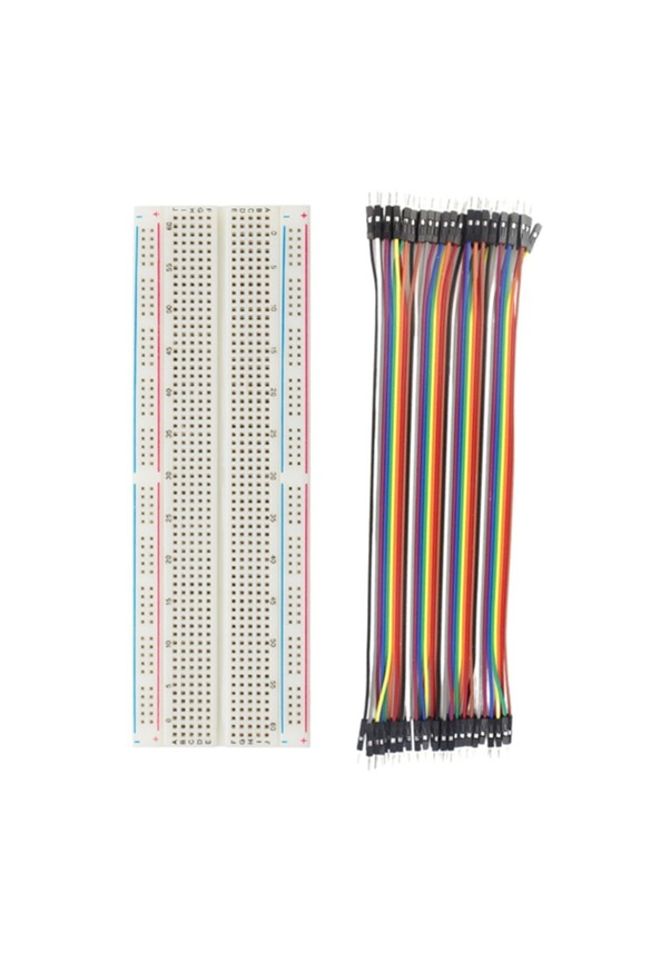 2'li Set: 830 Pin Breadboard 40 Pin Erkek-erkek Jumper Kablo Fiyatları ...