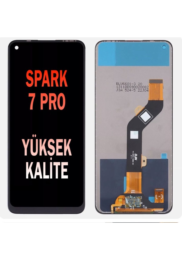 Tecno Spark 7 Pro Ekran Lcd Dokunmatik Siyah Siyah Fiyatları ve Özellikleri