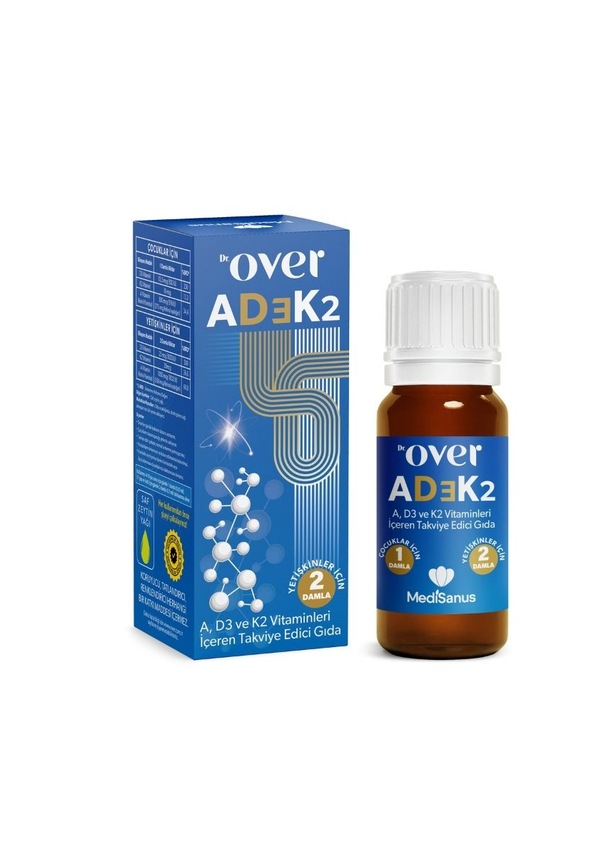 Dr. Over A -D3 K2 Vitaminleri içeren Takviye Edici Gıda 20 ML Fiyatları ...