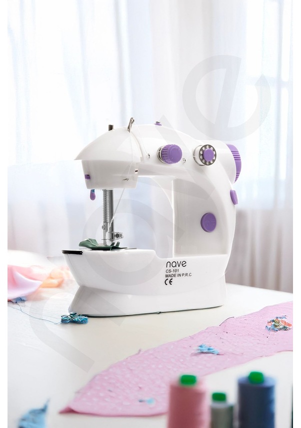 Nave Cs-101 Mini Ev Tipi Dikiş Makinesi Fonksiyonel Ön Masa, İki Hız ...