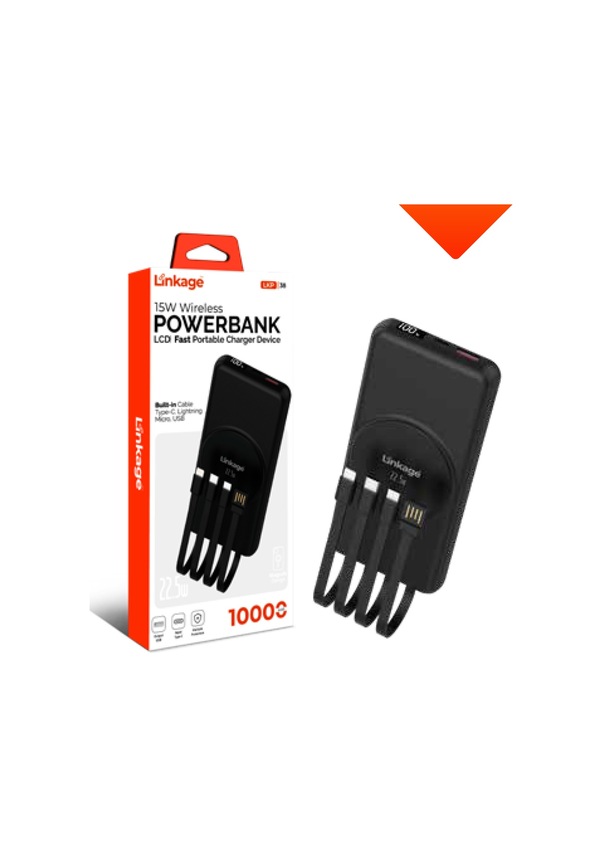 10000 Mah Pd 15w Dahili Type-c,lightning, Mikro, Usb Lcd Ekran Kablosuz ...