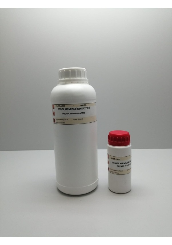 Phenol Red Fenol Kırmızısı İndikatör Solüsyon 1000 Ml Fiyatları ve ...