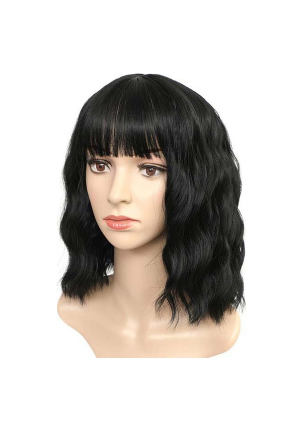 Bayanlar Su Dalgalanması Kısa Peruk Gerçekçi Renkli Işık Simüle Edilmiş ...