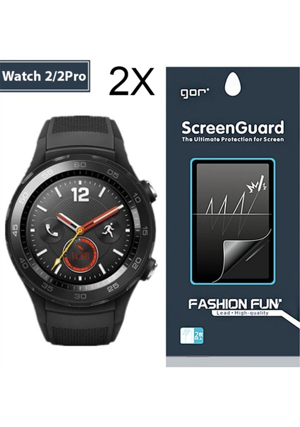 Gor Huawei Watch 2- Watch 2 Pro Darbe Emici Ekran Koruyucu 2 Ade ...