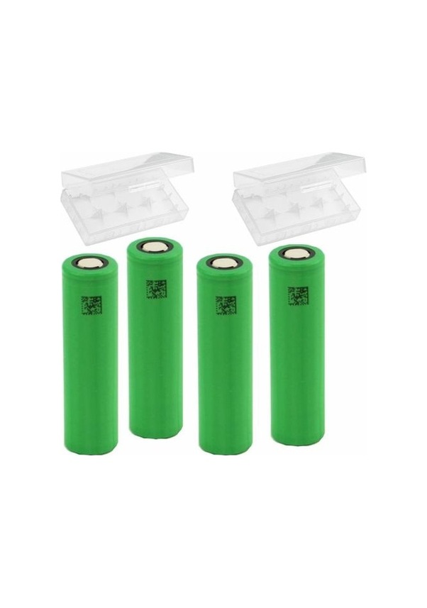 Sony VTC5 18650 3.7V 2600 mAh 30A Li-ion Şarj Edilebilir Pil 4'lü + Pil ...