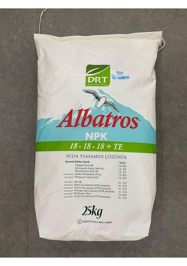 Doktor Tarsa Albatros 18 18 18 Npk Damlama Gübresi 10 Kilogram Fiyatları ve Özellikleri