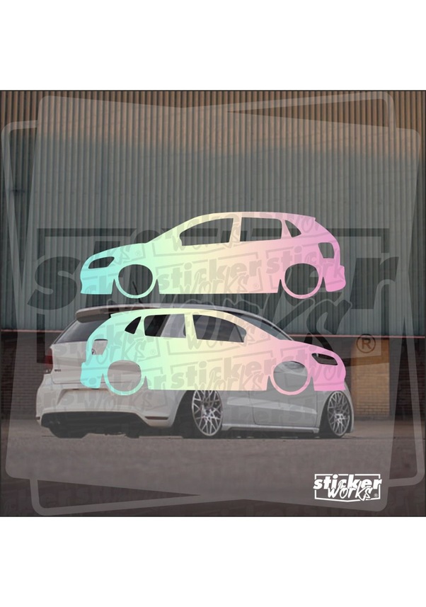 Vw Polo 6r - 6c Araç Sticker - Sağ Sol Hologram Fiyatları ve Özellikleri