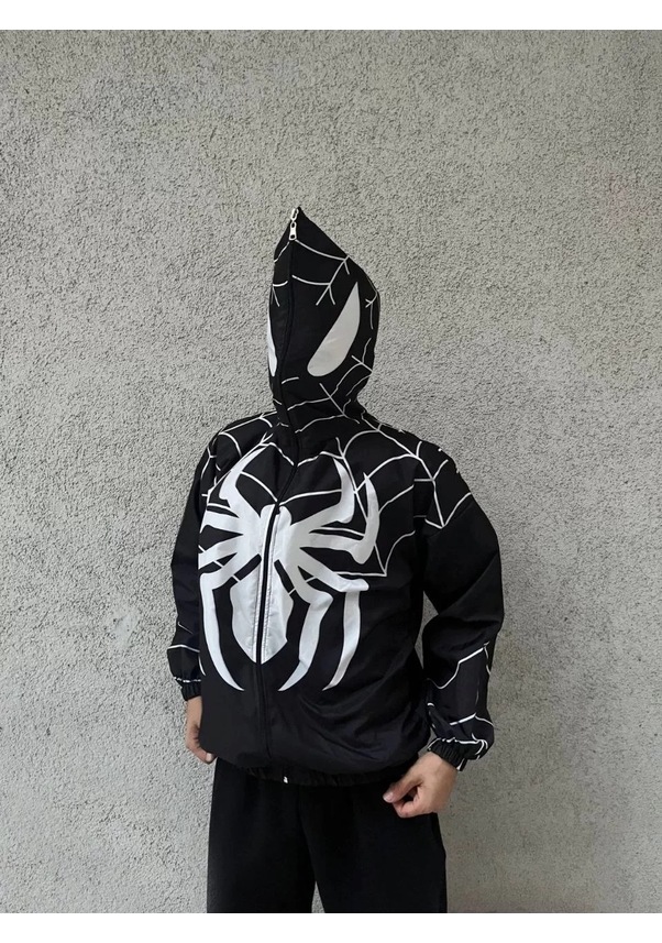 Unisex Uzun Kollu Kapşonlu Rüzgarlik - Siyah 001 Siyah S Fiyatları ve ...