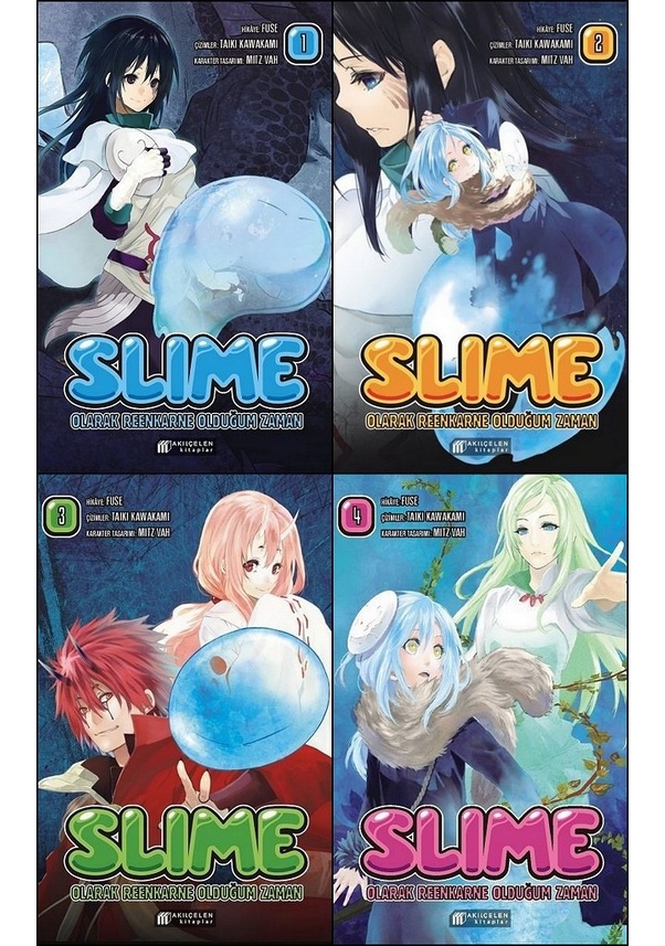 Slime Olarak Reenkarne Olduğum Zaman (1-2-3-4.Cilt) Manga Set Fiyatları ve Özellikleri