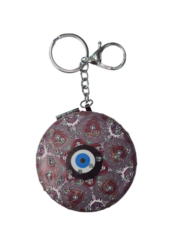 Gigi Panda Anahtarlıklı Otantik Desenli Katlanır Makyaj Aynası ...