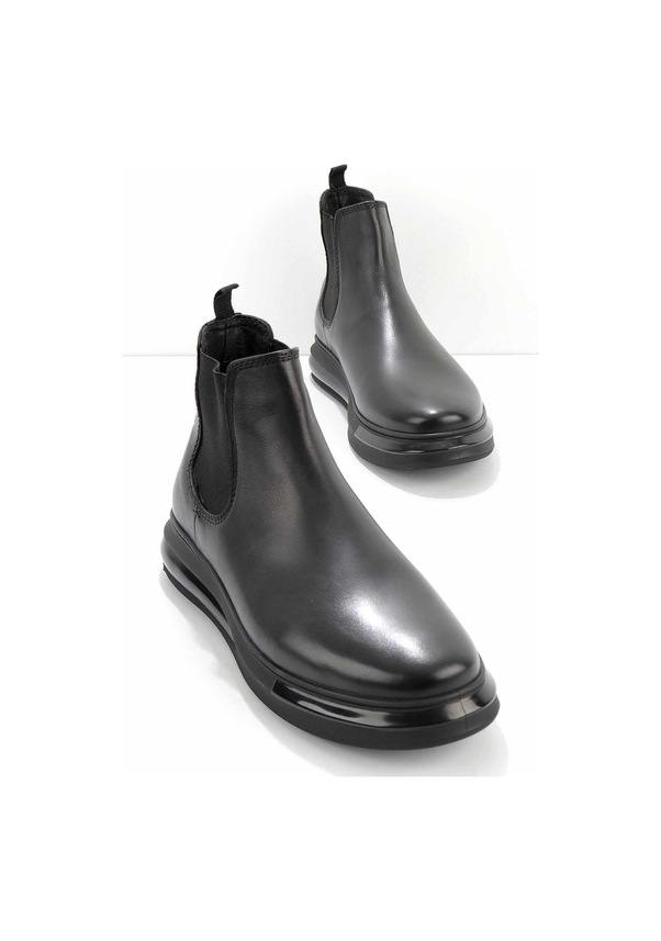 Bambi Siyah Leather Erkek Bot & Bootie E02604616903 001 42 Fiyatları ve ...